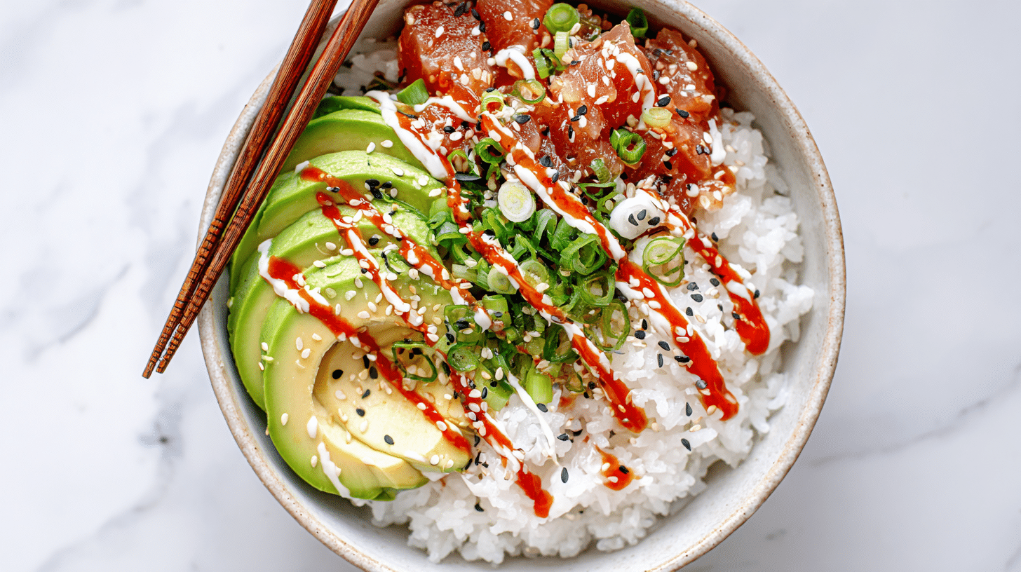 Spicy Tuna Bowls – Fast 3 Ingredient Flavor-Packed Dinner You Need