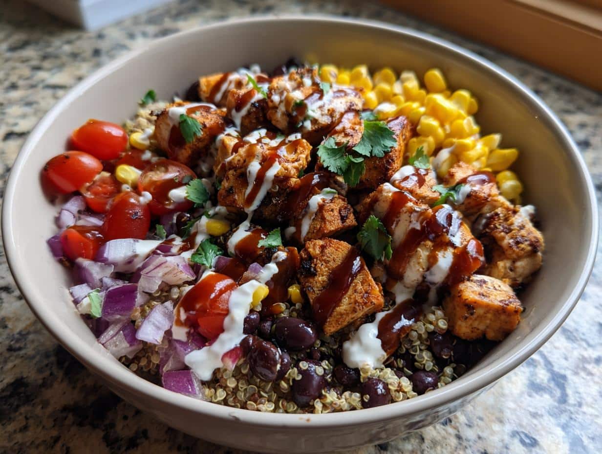 Devour Incredible High Protein BBQ Ranch Chicken Bowl